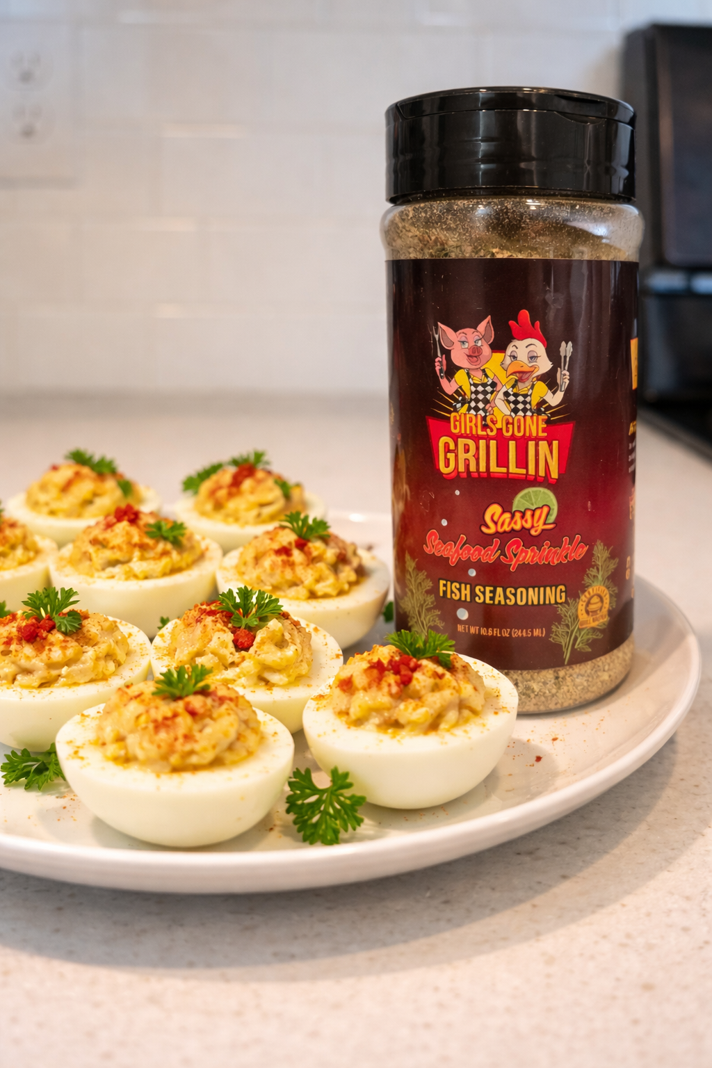 Girls Gone Grillin’ Sassy Seafood Deviled Eggs – Girls Gone Grillin LLC