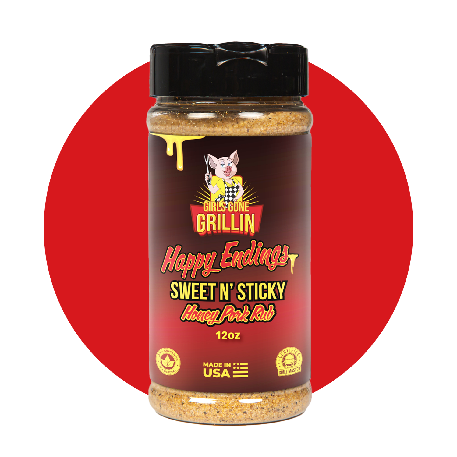 Happy Ending, Sweet and Sticky Honey Pork Rub! – Girls Gone Grillin